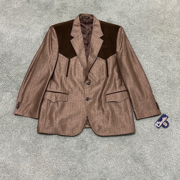 Circle S | Suits & Blazers | New Circle S Western Style Yoked Brown ...